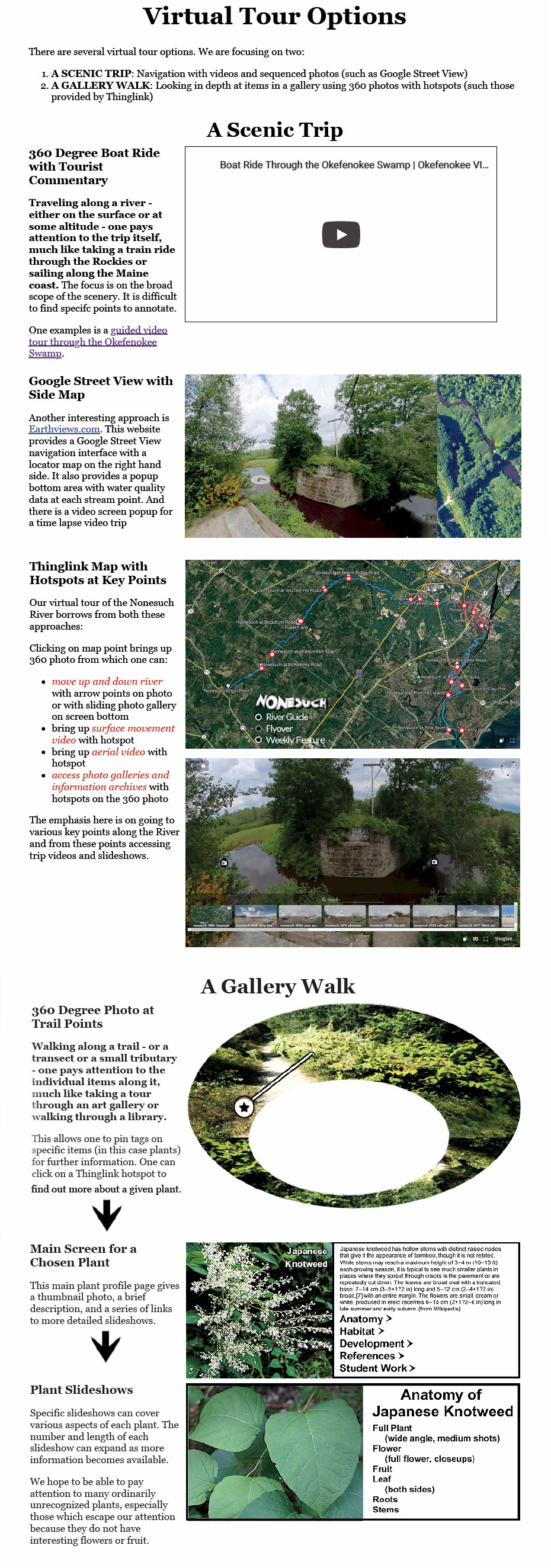 Virtual Tour Options | Nonesuch Project